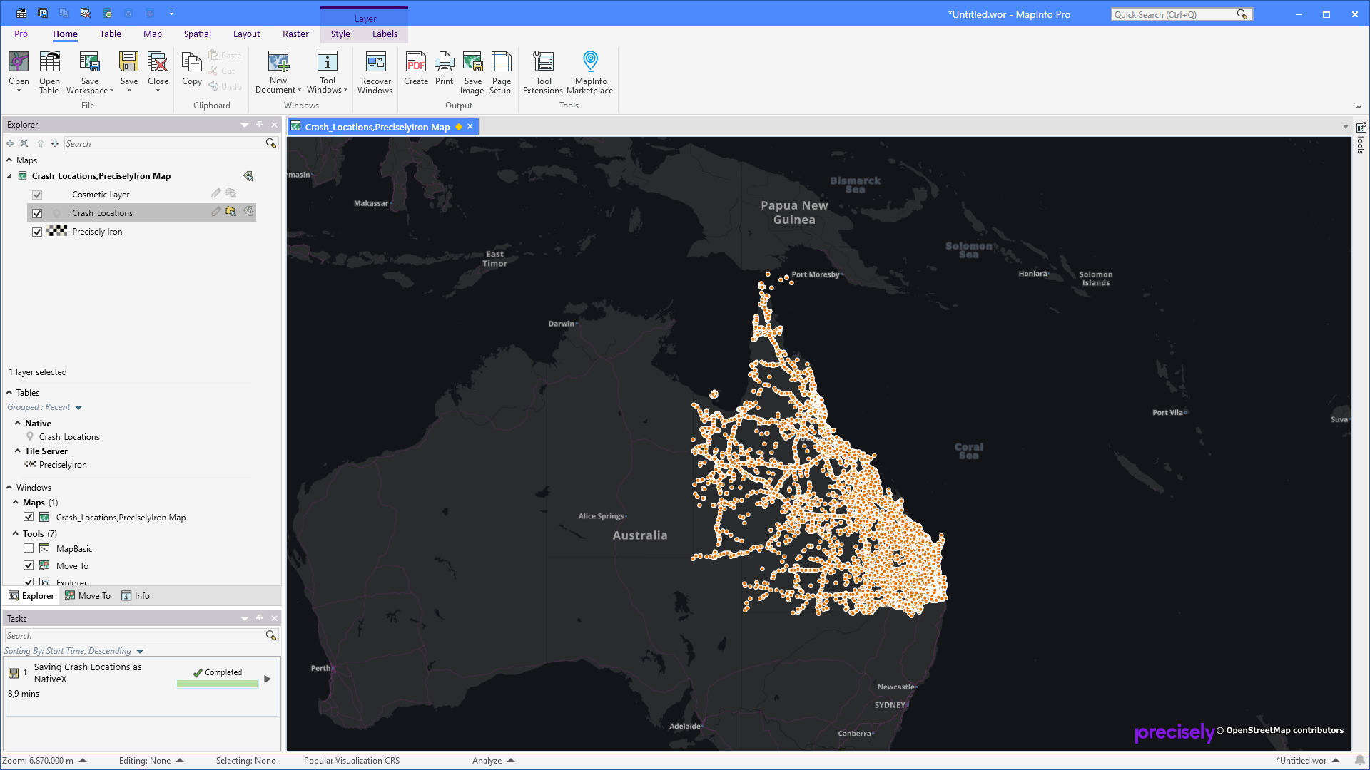 Улучшения в открытии CSV файлов в MapInfo Pro | mapinfo.ru